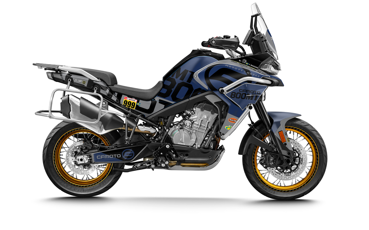 CFMOTO GRAPHICS - "Waypointer" (Blue) – MotoProWorks