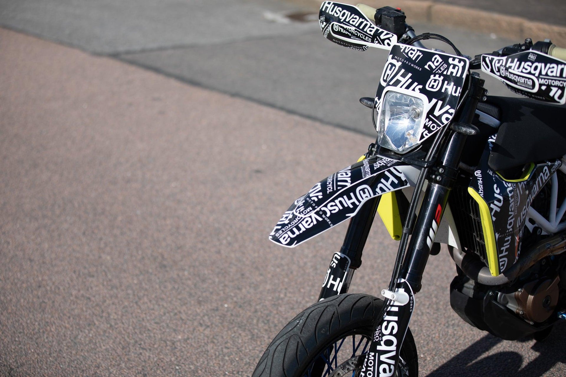 Husqvarna 701 Enduro GRAPHICS - "Prototype" (Black) – MotoProWorks