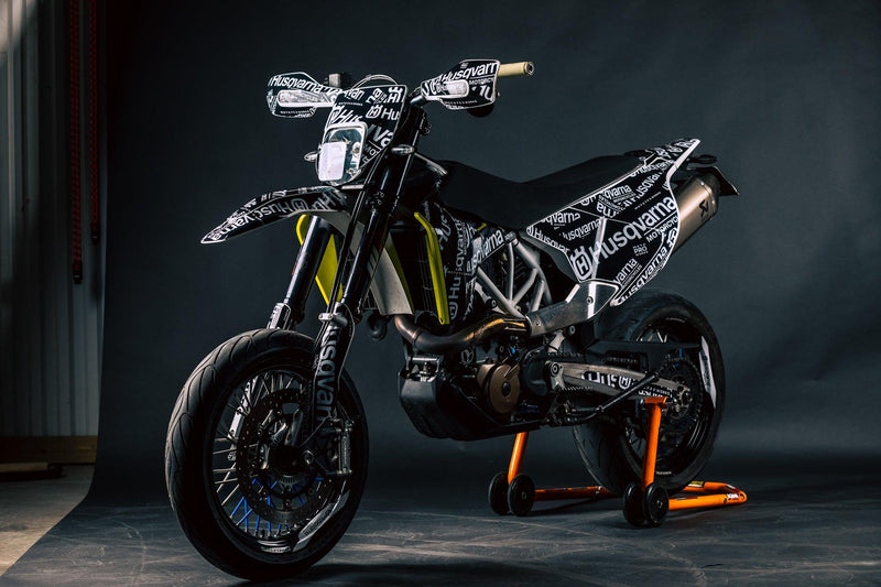 Husqvarna 701 Enduro GRAPHICS - "Prototype" (Black) – MotoProWorks