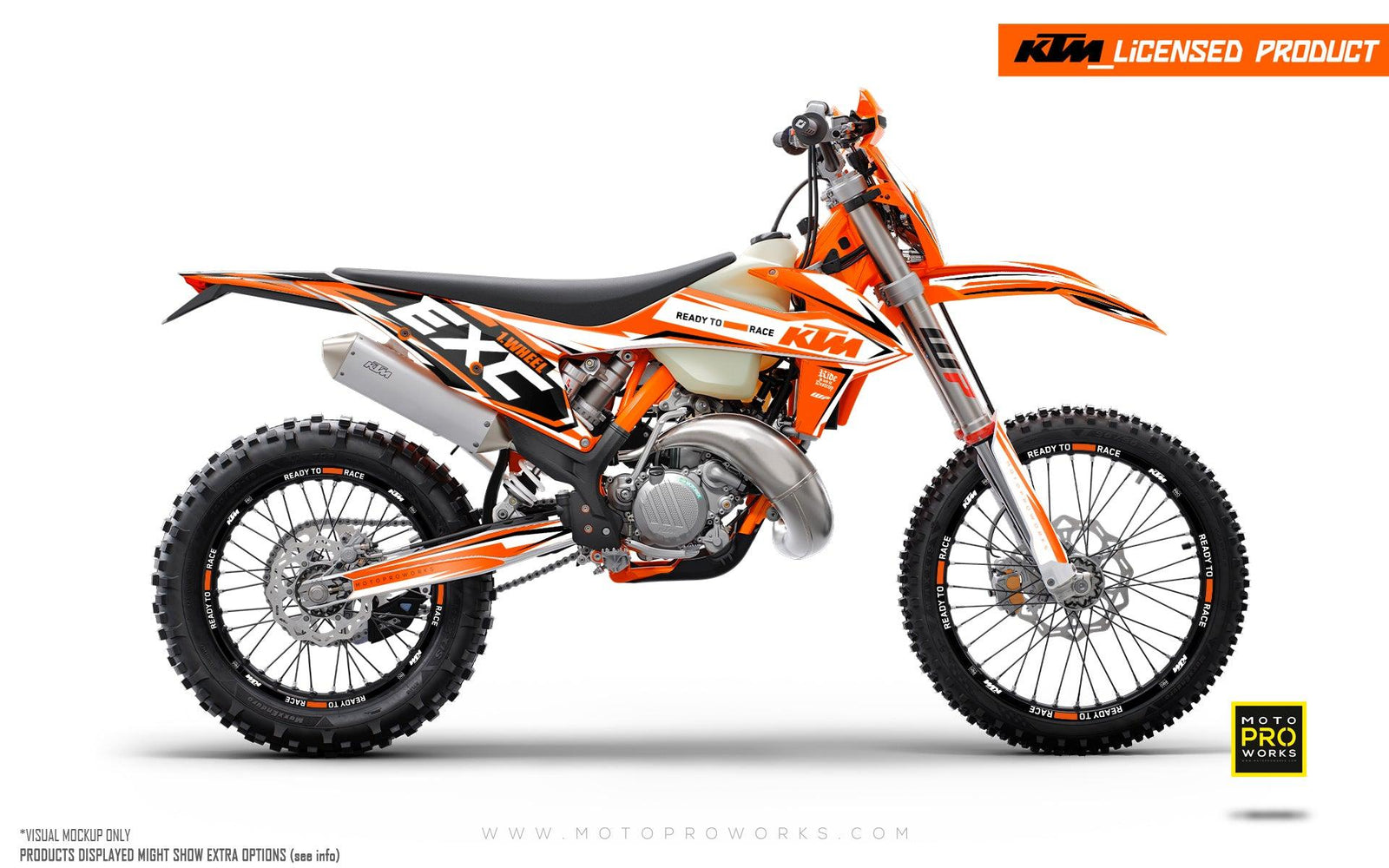 KTM GRAPHICS - EXC/SX "Jet" (Orange) – MotoProWorks