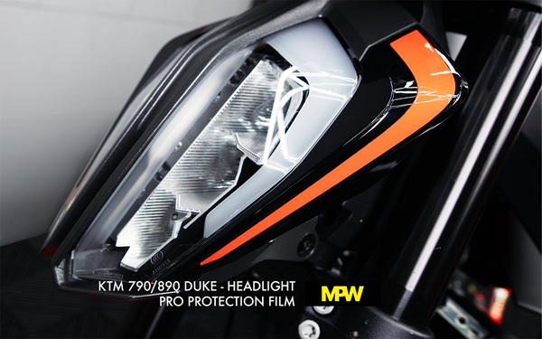 KTM 790/890 Duke Headlight Pro Protection Film (PPF) – MotoProWorks