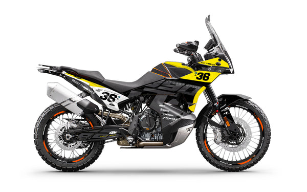 KTM 790/890 Adventure R/S GRAPHICS - "Frontier" (Grey/Yellow ...