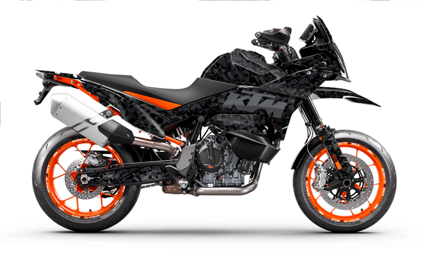 KTM 890 SMT GRAPHICS - "Polyatomic" (Stealth) – MotoProWorks