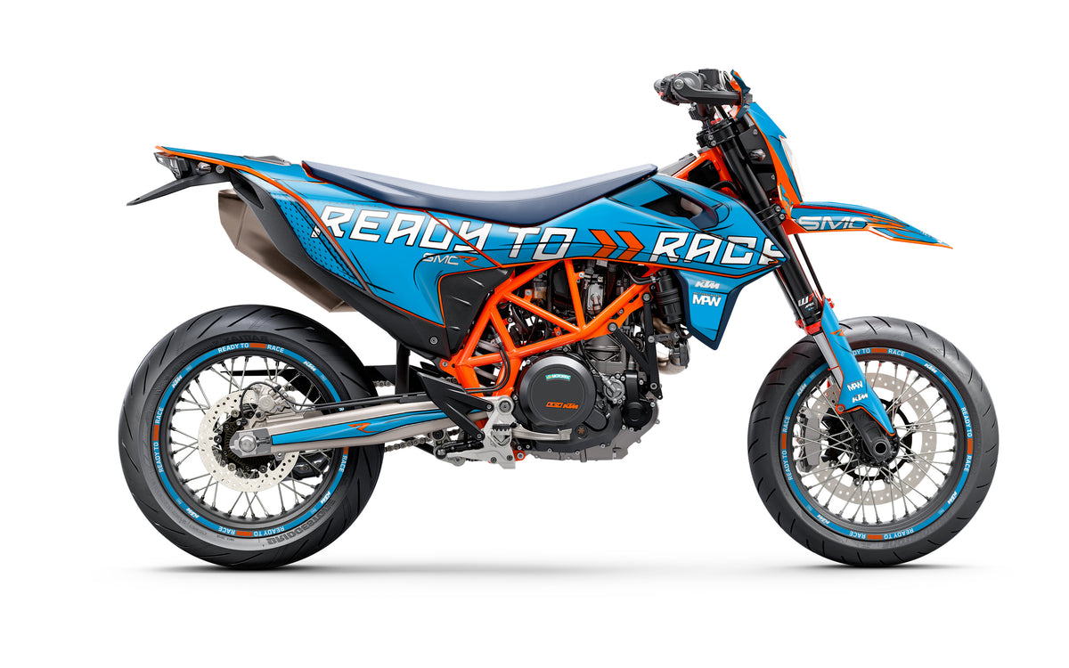 KTM ENDURO GRAPHICS - “Ready2Race-Trace“ (Blue) – MotoProWorks