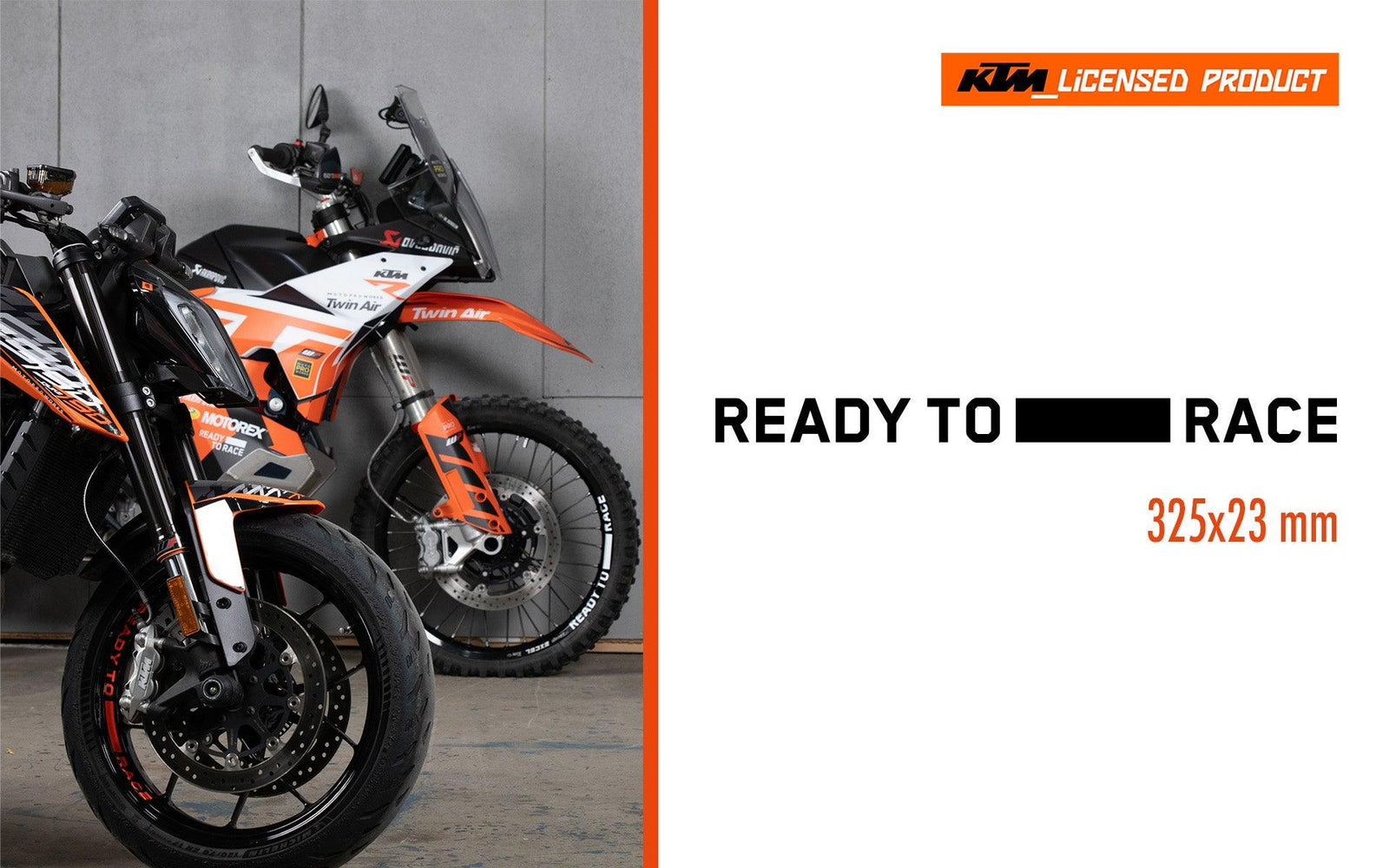KTM Decals - "Ready To Race" New Logo – MotoProWorks