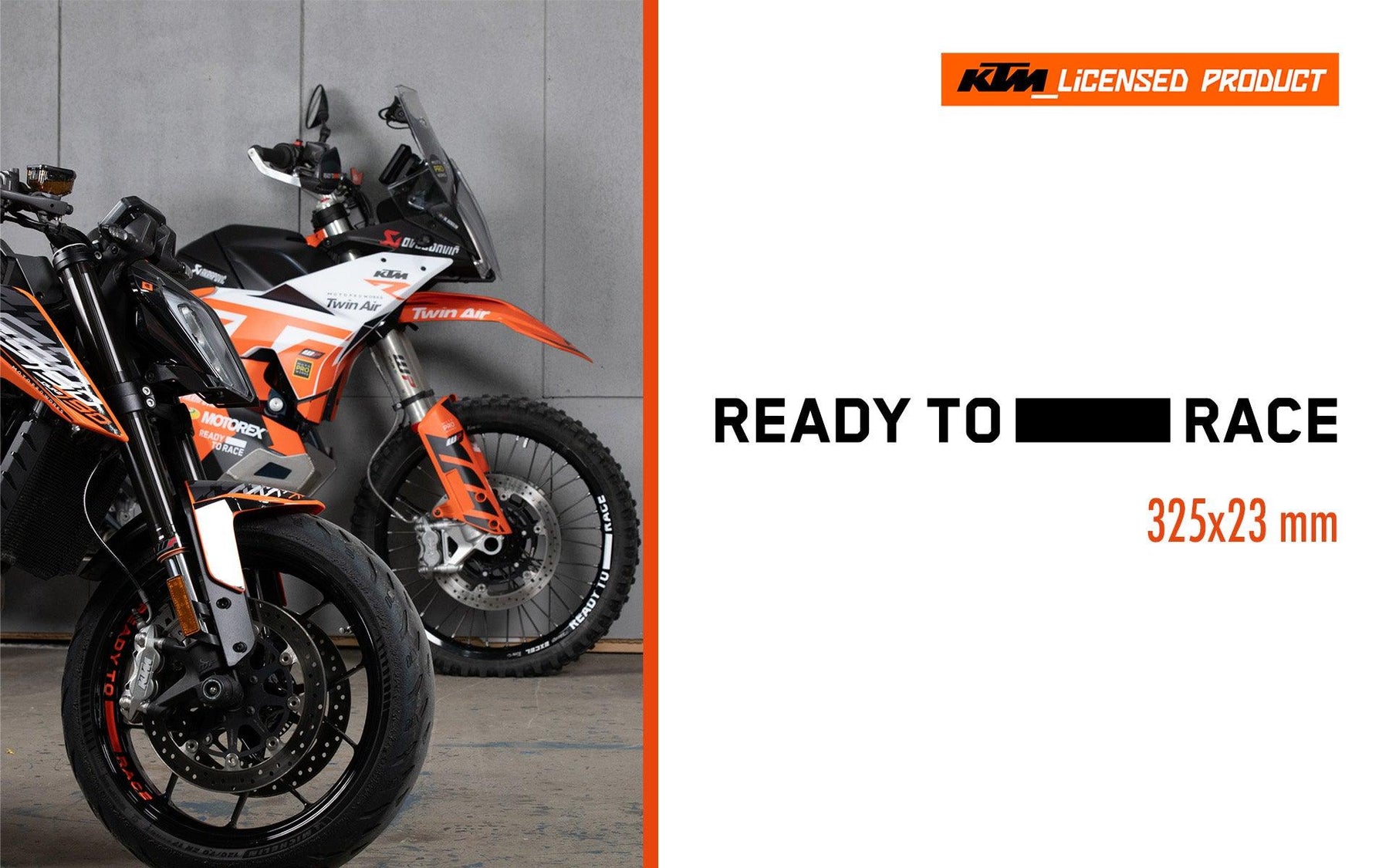 KTM Decals - "Ready To Race" New Logo – MotoProWorks