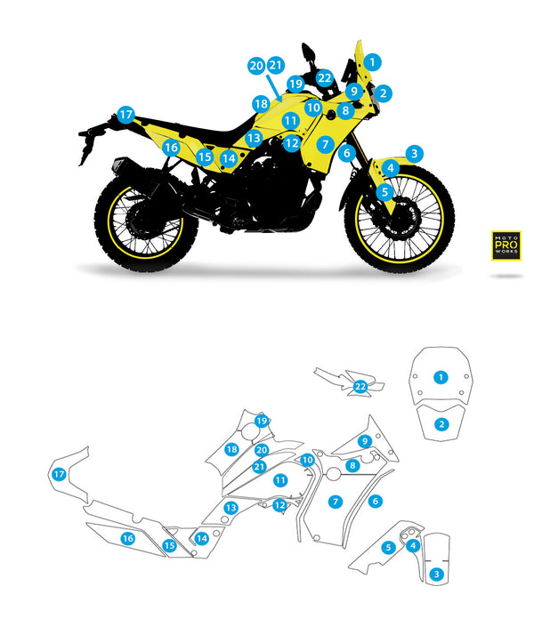 Yamaha Ténéré 700 Graphics – MotoProWorks