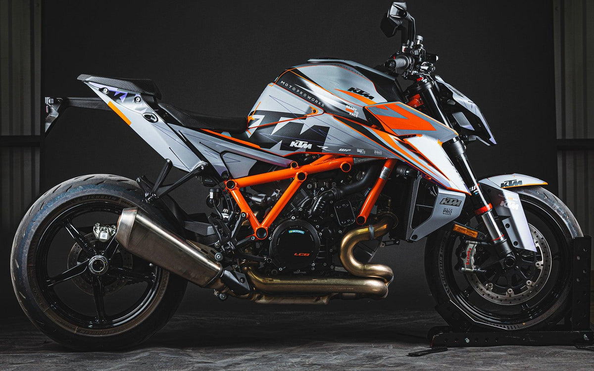 KTM 1390 Super Duke R/Evo GRAPHICS - "Revel" (Chalk) – MotoProWorks