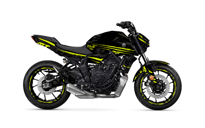 Yamaha MT 07 Graphics - "Venom" (Yellow Fluo Edition) – MotoProWorks