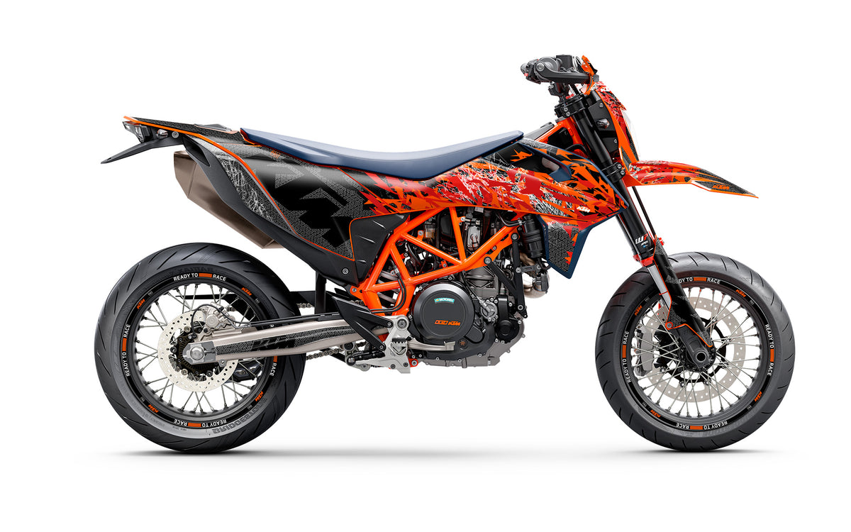 KTM 690 Enduro GRAPHICS - "Scorched" (2024 Edition) – MotoProWorks