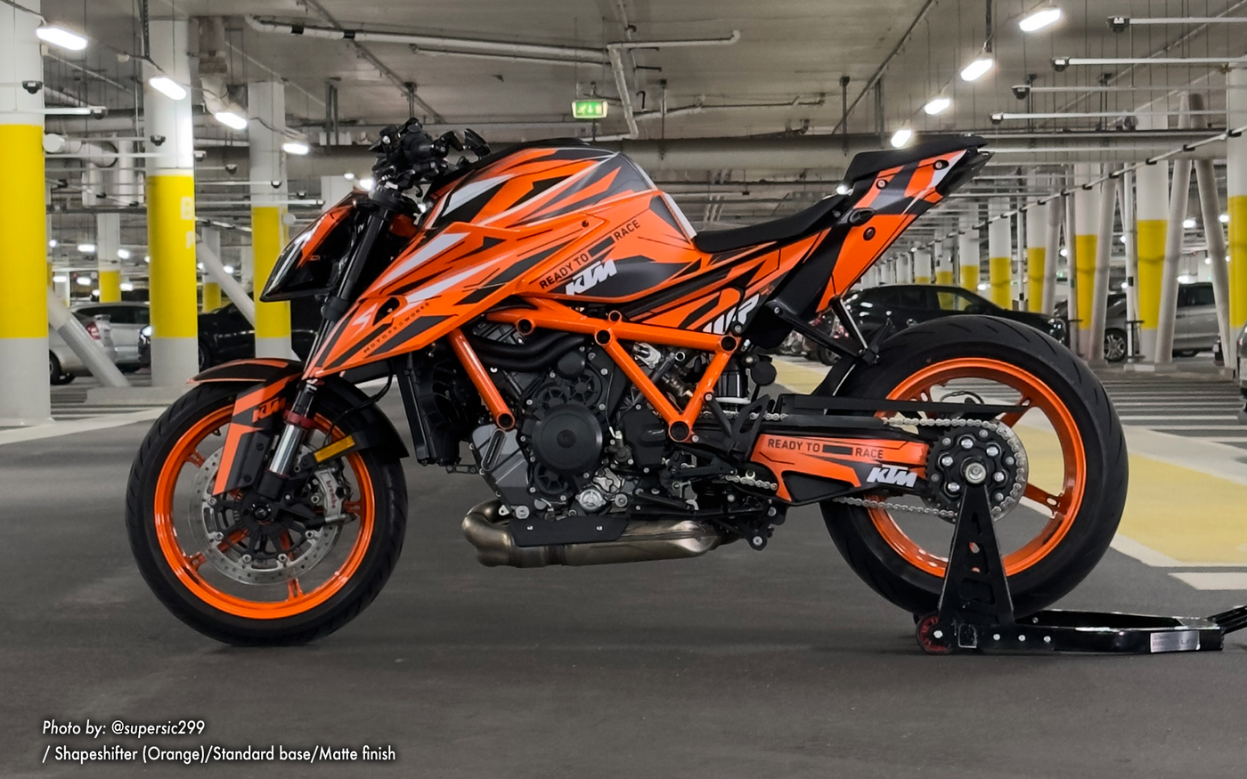 KTM 1290 Super Duke R GRAPHICS - "Shapeshifter" (Orange) – MotoProWorks