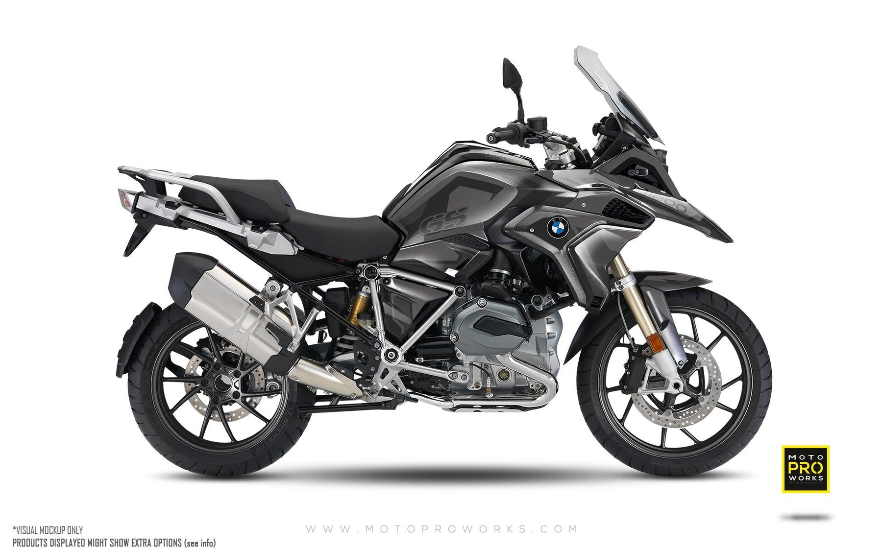 BMW R 1250 GS (2019-2023) GRAPHICS - "Voyager" (Black) – MotoProWorks