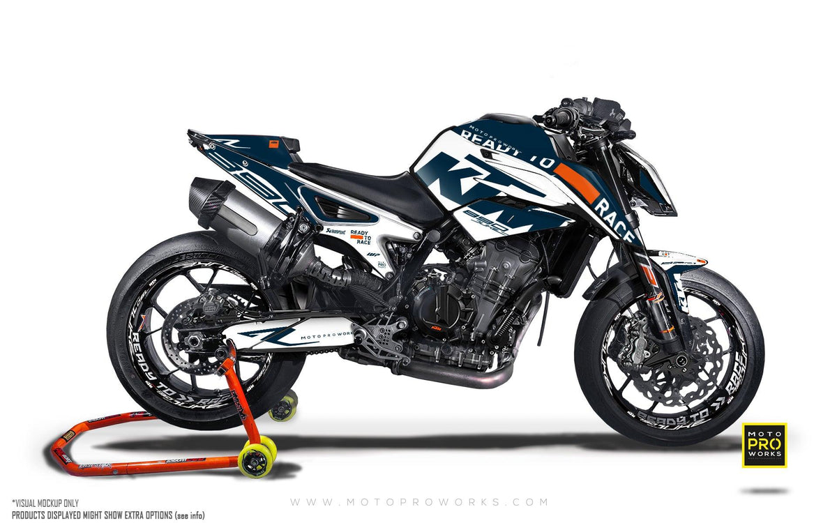 KTM 790/890 Duke GRAPHICS - "Sector" (Blue) – MotoProWorks